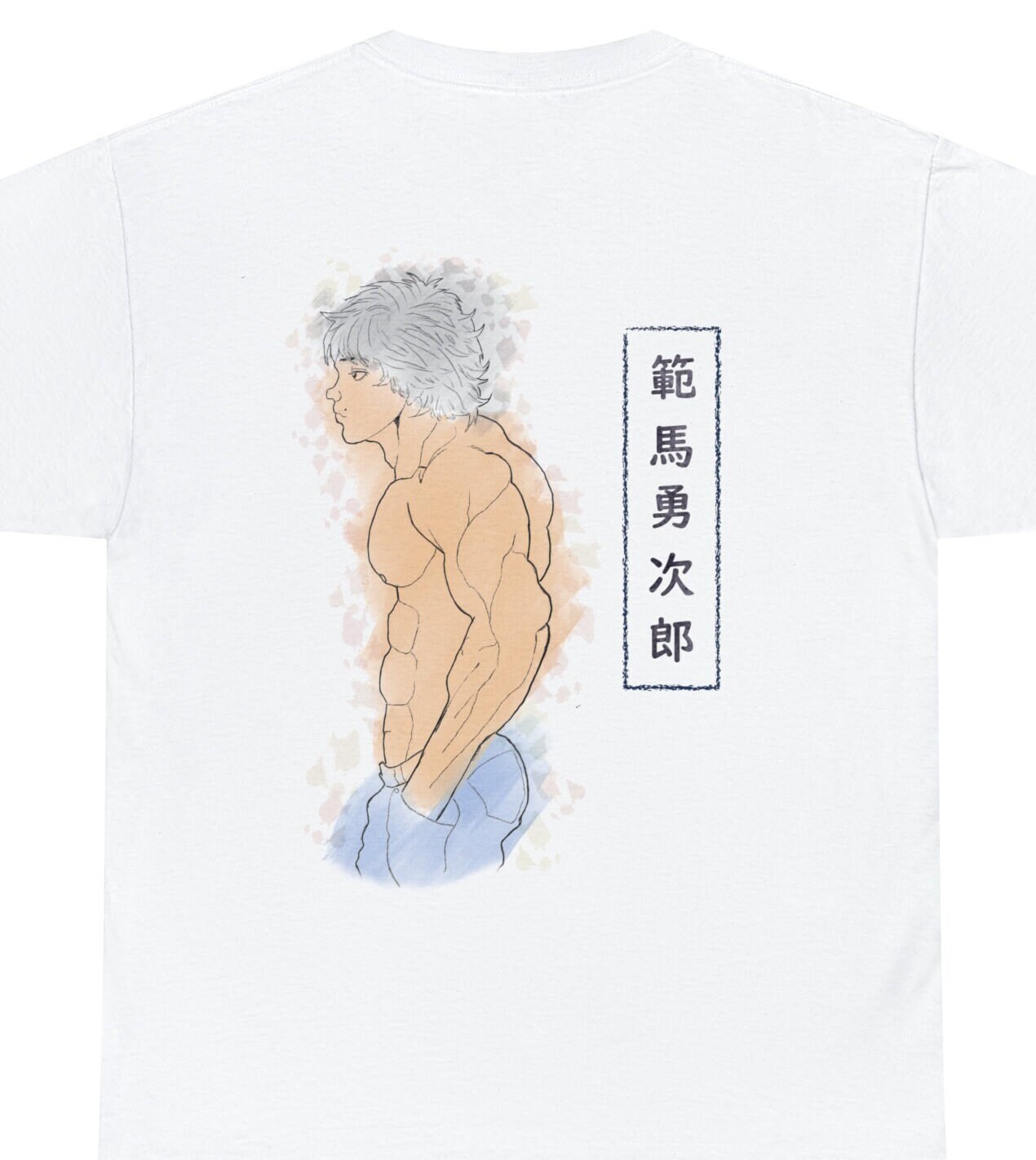 Baki Hanma Tshirt Print Japanese Gym T Shirt Baki T Shirt Anime Gift T ...