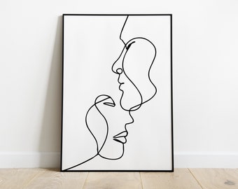 Abstract Love Art - Etsy