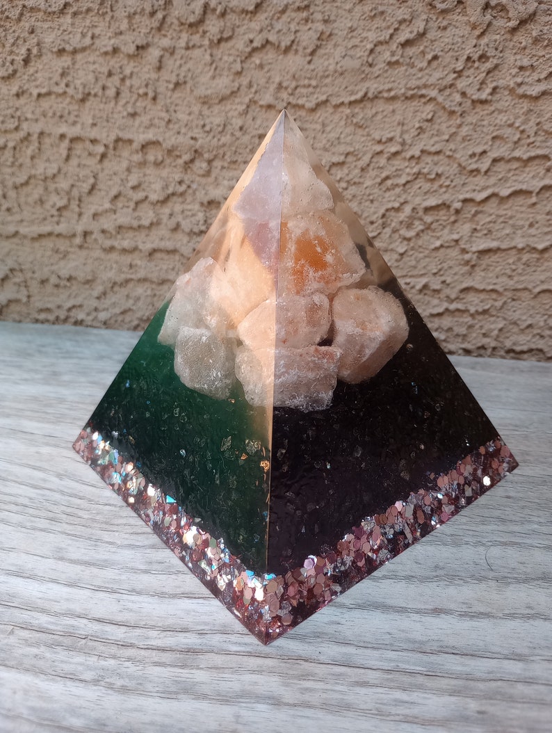 Giant Resin Himalayan Salt Pyramid - Etsy