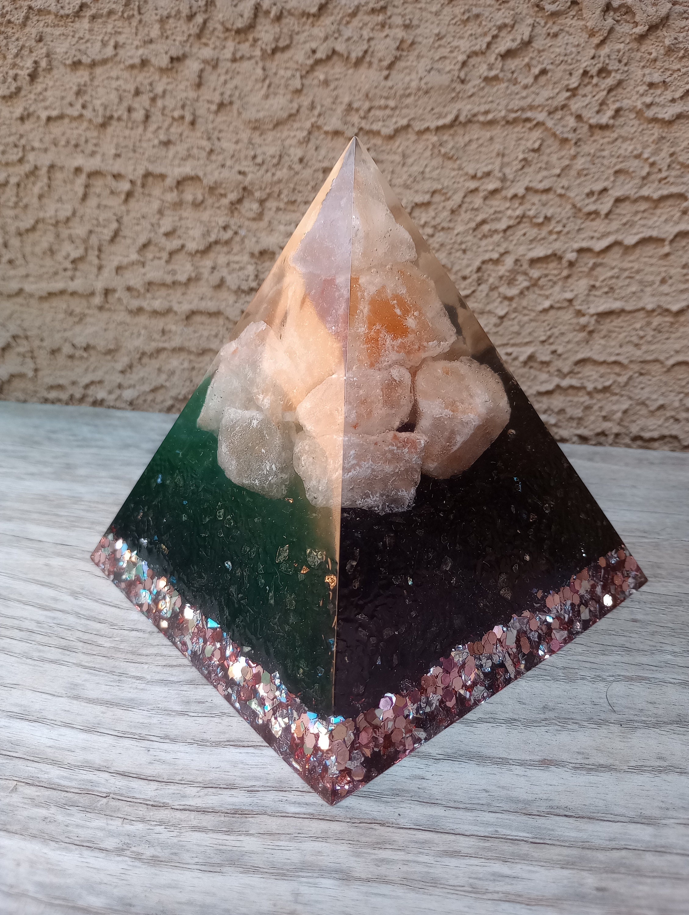 Giant Resin Himalayan Salt Pyramid - Etsy