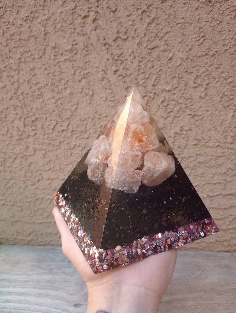 Giant Resin Himalayan Salt Pyramid - Etsy