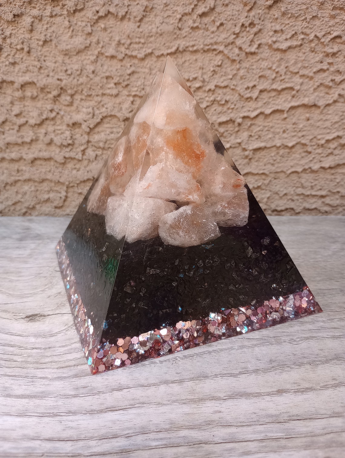 Giant Resin Himalayan Salt Pyramid - Etsy