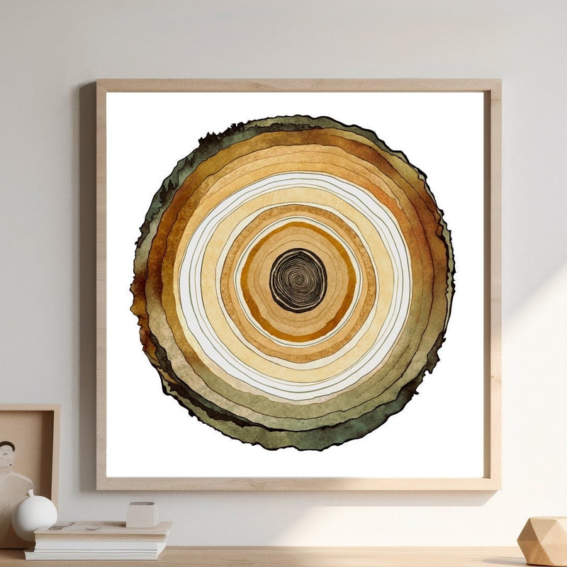 Tree Ring Wall Art - Etsy