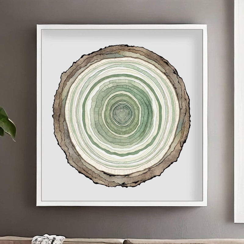 Tree Ring Art - Etsy