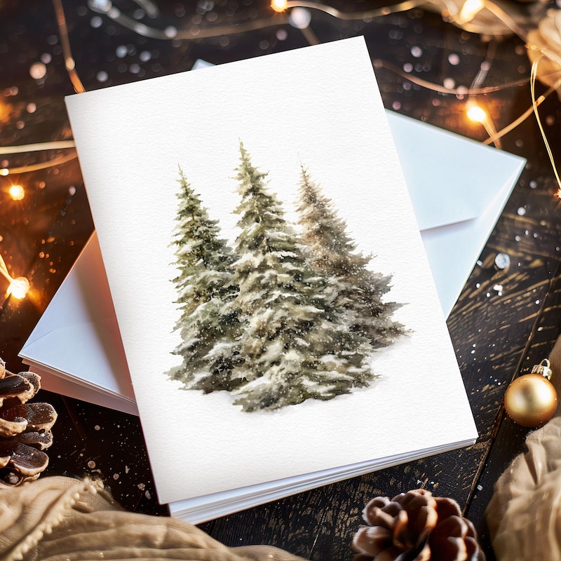 Evergreen Card - Etsy