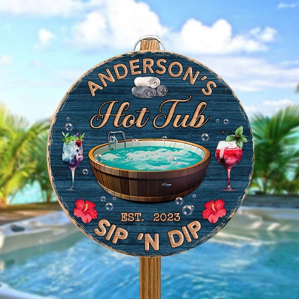 Hot Tub Signs - Etsy