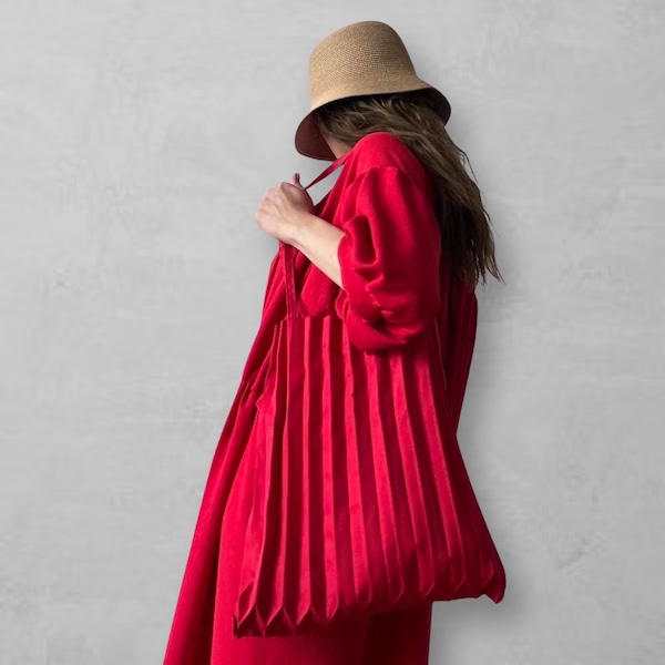 Pleated Bag - Etsy