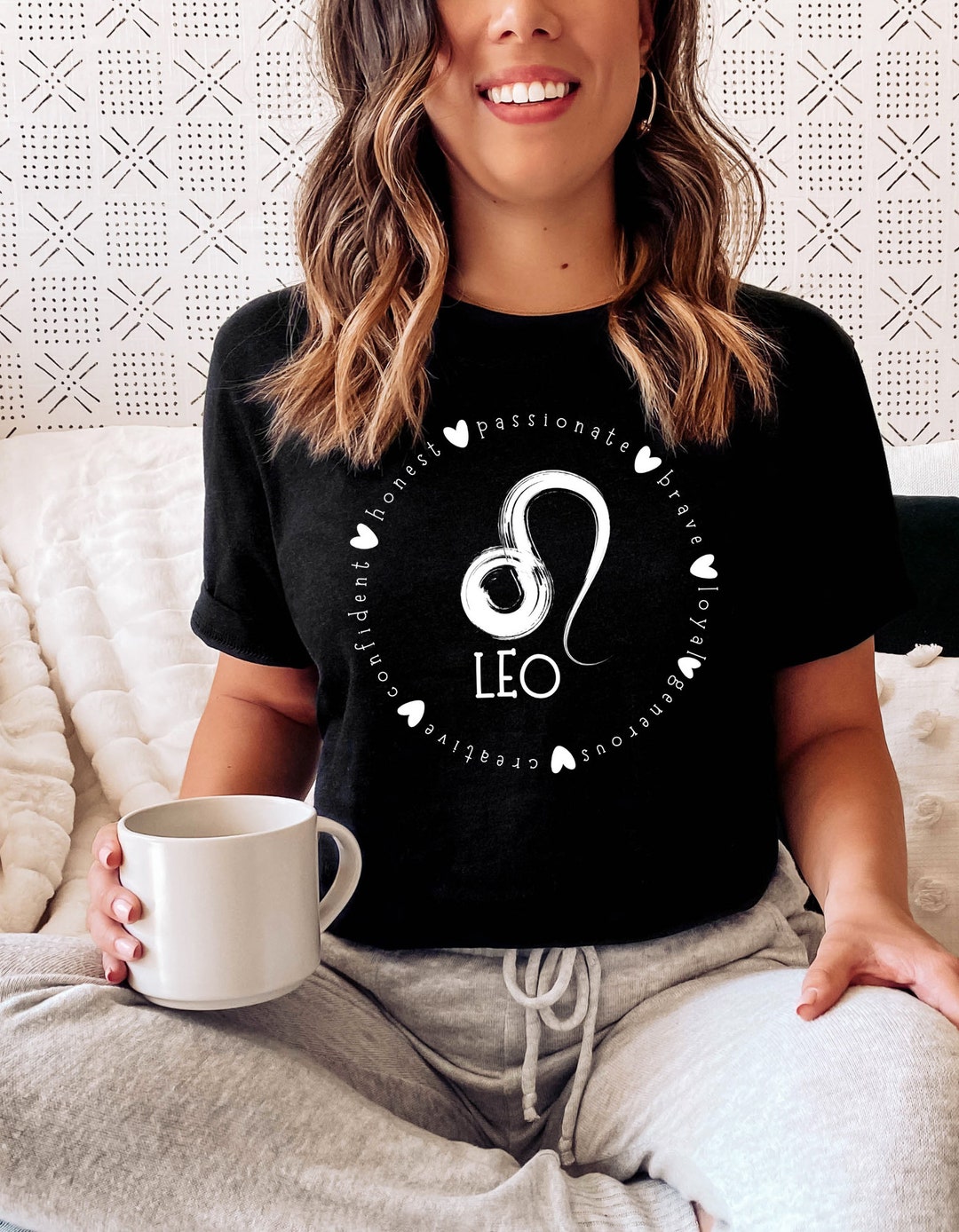 Leo Zodiac T-shirt, Leo Personality Tee, Leo Zodiac Shirt, Leo Birthday ...