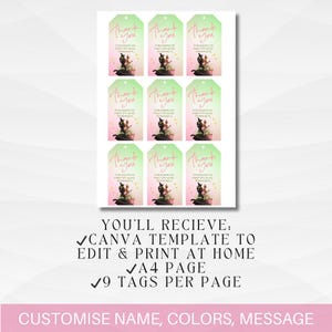 Editable Thank You Tags | Wicked Inspired Gift Tags Party Favors ...