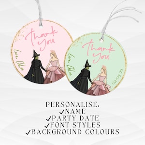 Editable Thank You Tags | Wicked Inspired Gift Tags | Printable Wizard ...