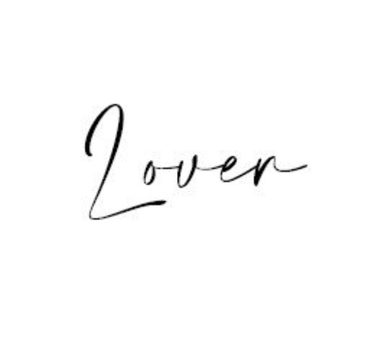 Taylor Swift Lover Printable Lyrics Pages Download - Etsy