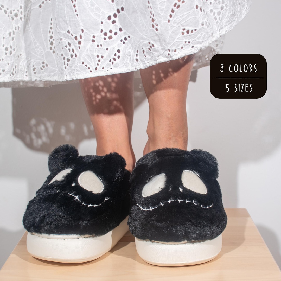 Scary Ghost Face Slippers Halloween, Scream Fuzzy Slippers, Quirky ...