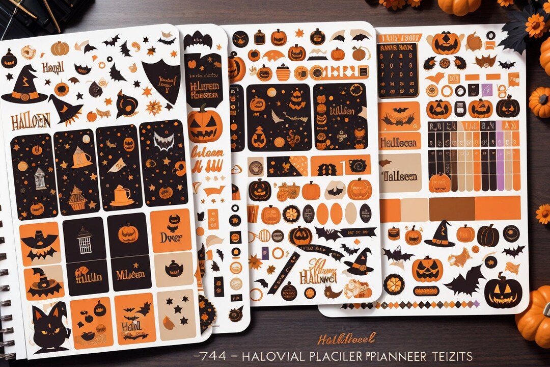 HALLOWEEN DIGITAL PLANNER Stickers Goodnotes Digital Sticker - Etsy