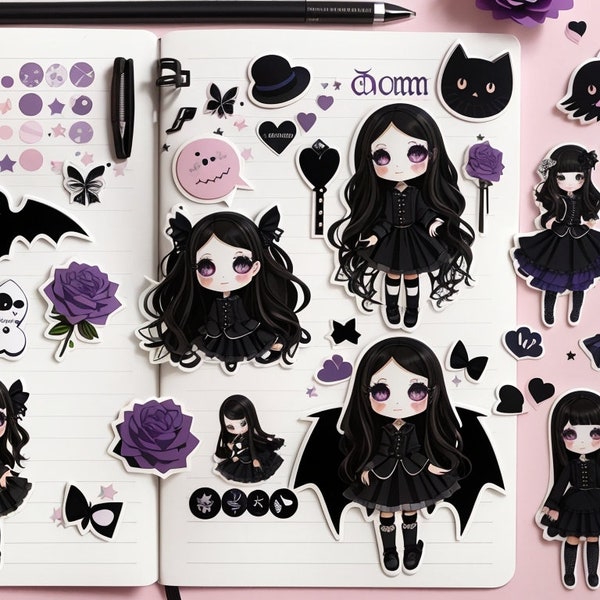 Goth Folder - Etsy