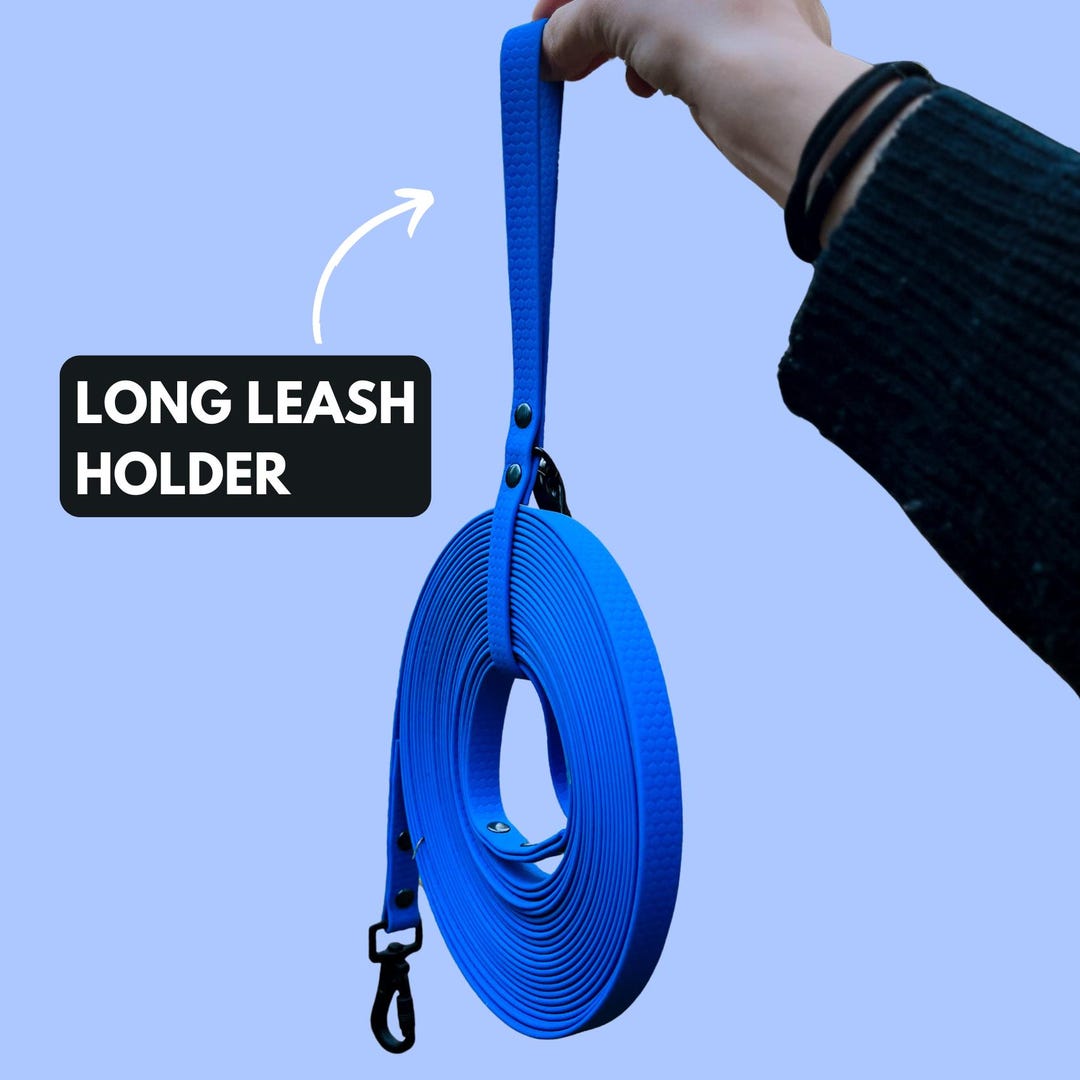 Waterproof Biothane or Hexa Long Line Holder I Long Line Keeper I ...