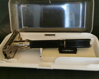 1984 Gillette Super Adjustable PD 109 Vintage Safety Razor Date Code E1 ...