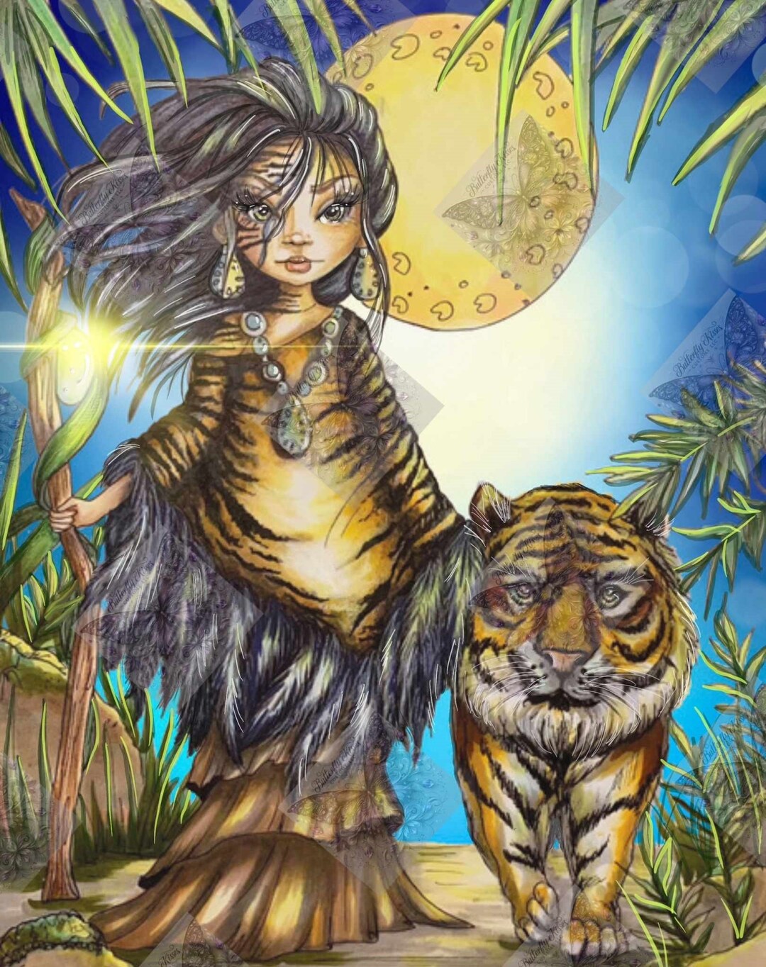 Tiger Spirit Guide - Etsy