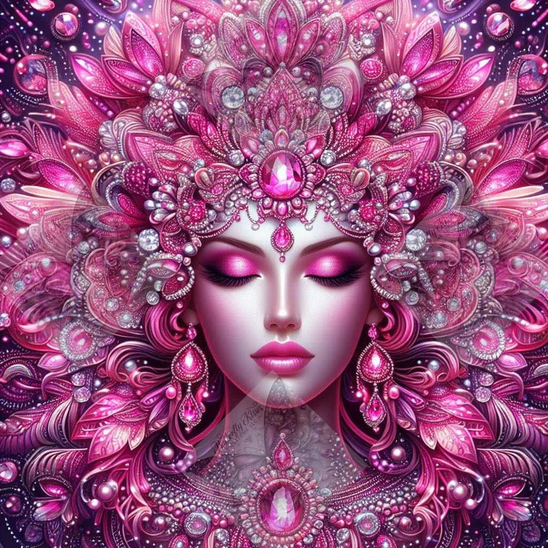 Rhinestone Goddess Pink Collection 3 - Etsy