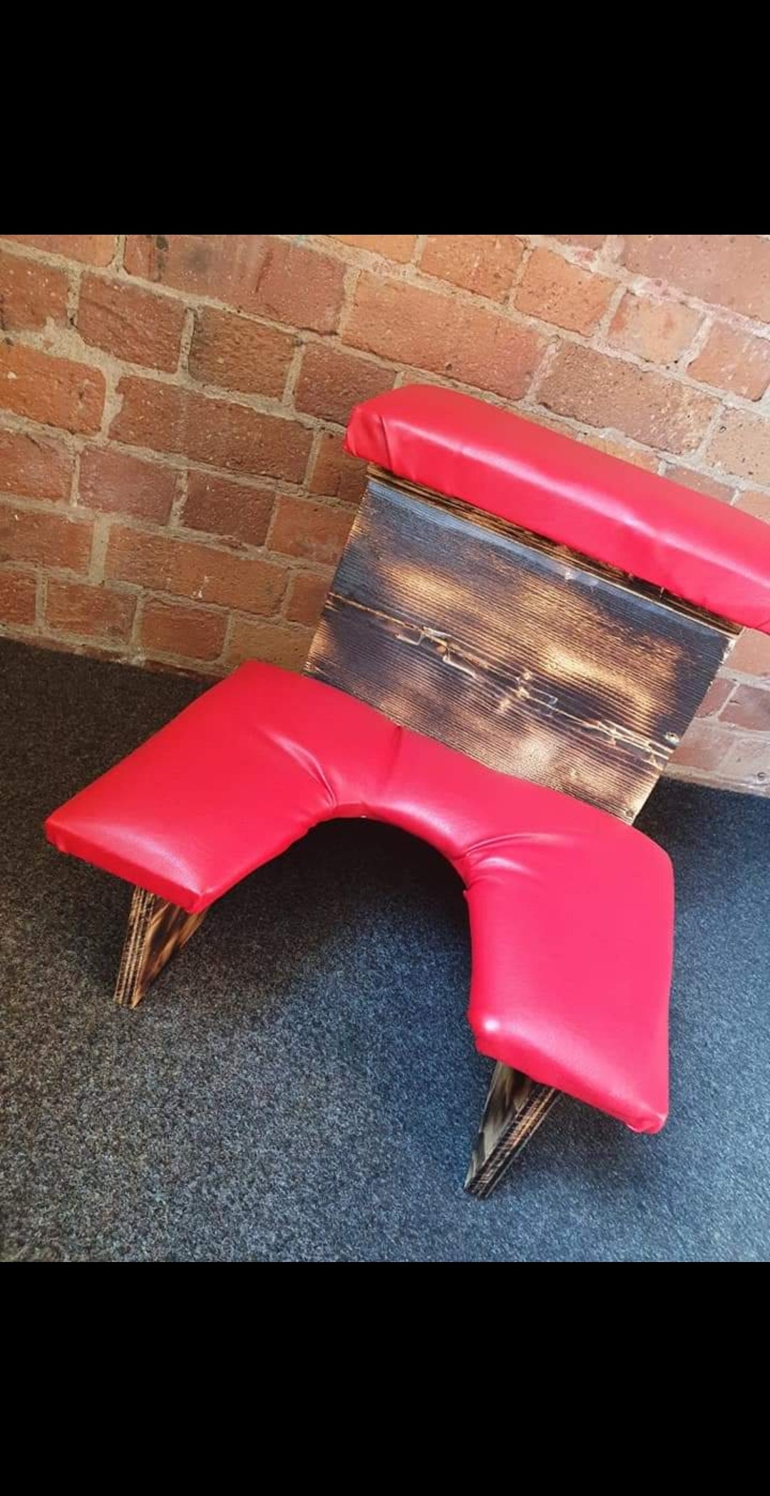 Handmade Wooden Kneeling Spanking Bench and Queening Seat, Role Play ...