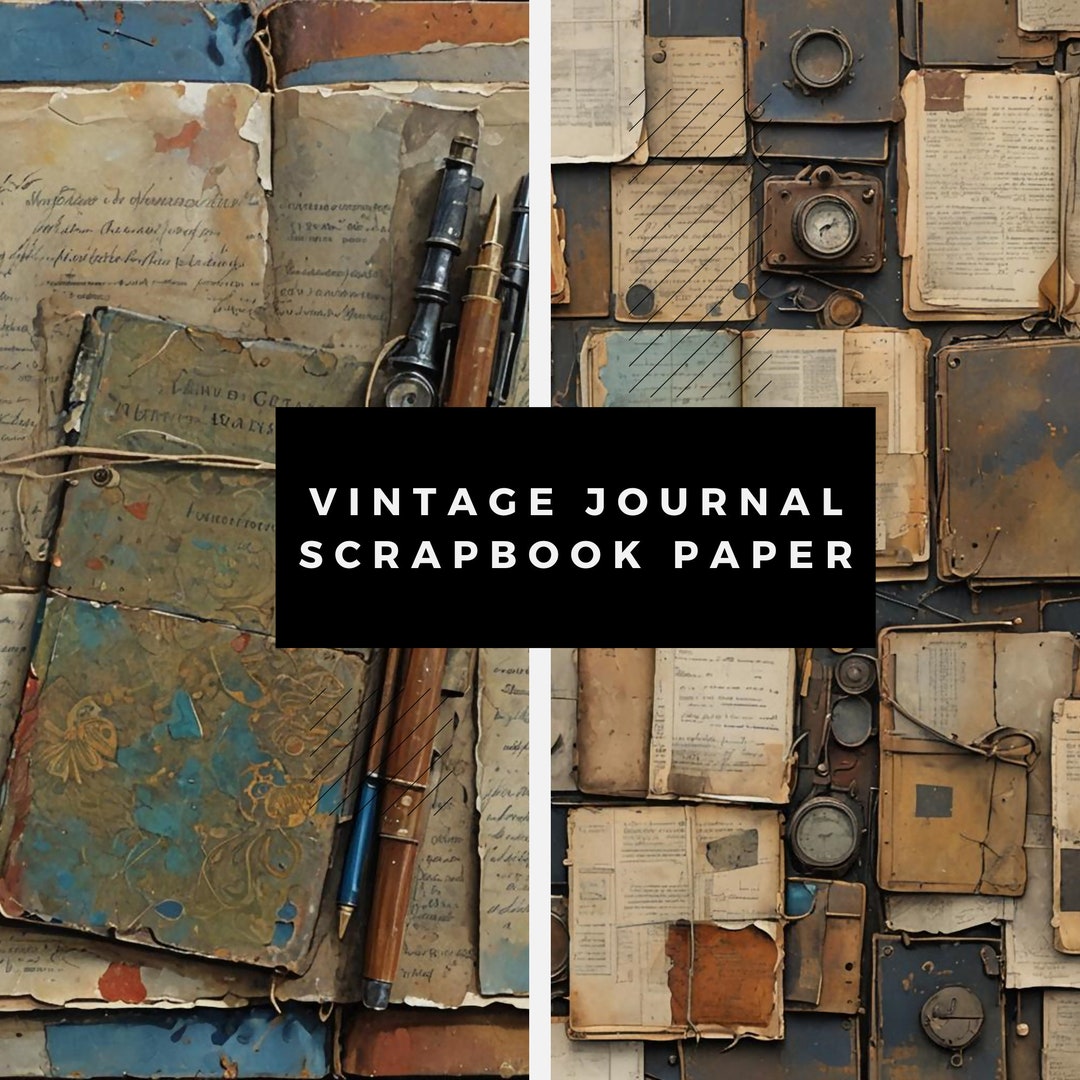 10 Instant Download Vintage Journaling Scrapbook Paper Junk Journal ...