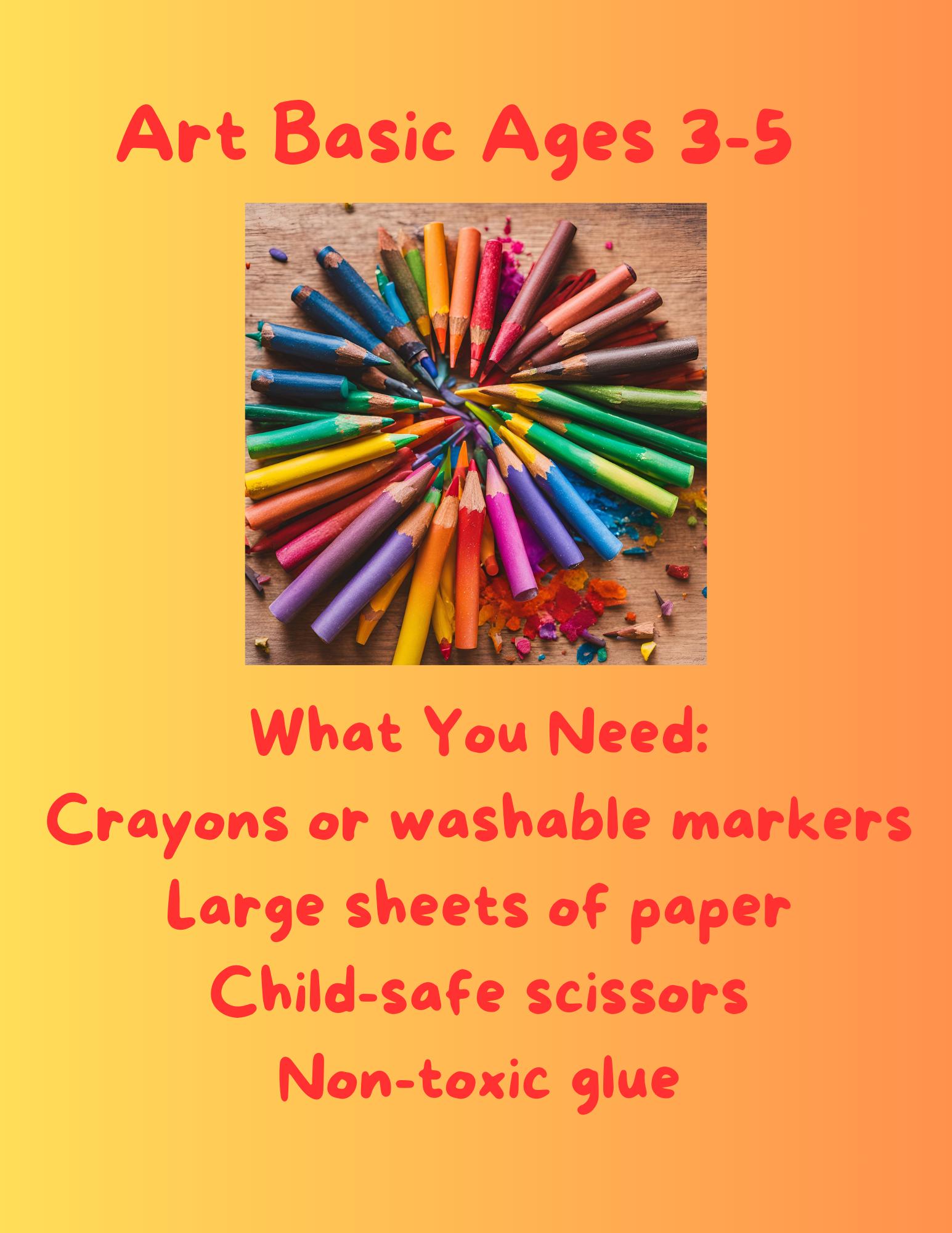 135+ Printable Kids Art Activities – Coloring Pages, Crafts, Games ...