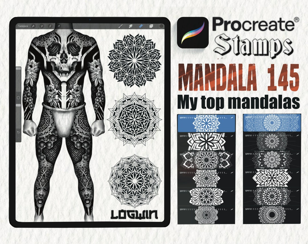 140+ Original Mandala Brushes for Procreate: Create Stunning Designs ...