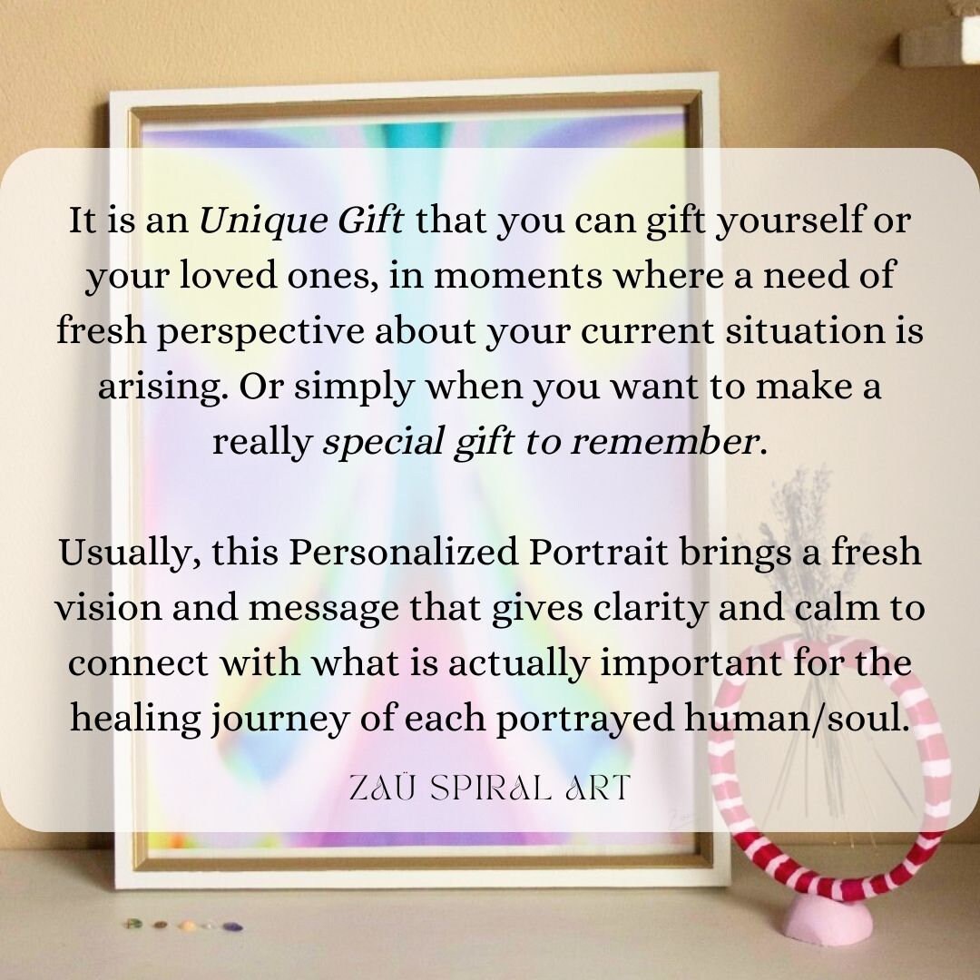 Visual Spirit Guide Reading Aura Art Personal Energy Portrait Psychic ...