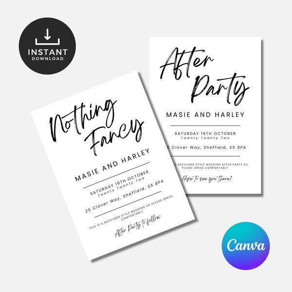 Backyard Wedding - Etsy