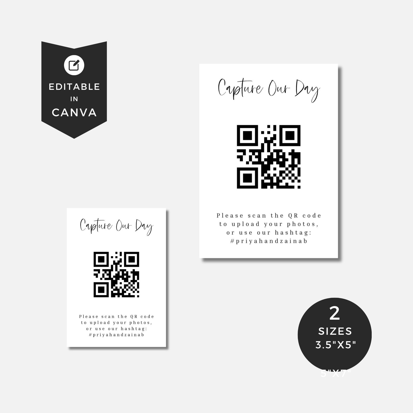 Wedding QR Code Sign Photos, Capture the Love QR Code for Photo Sharing ...