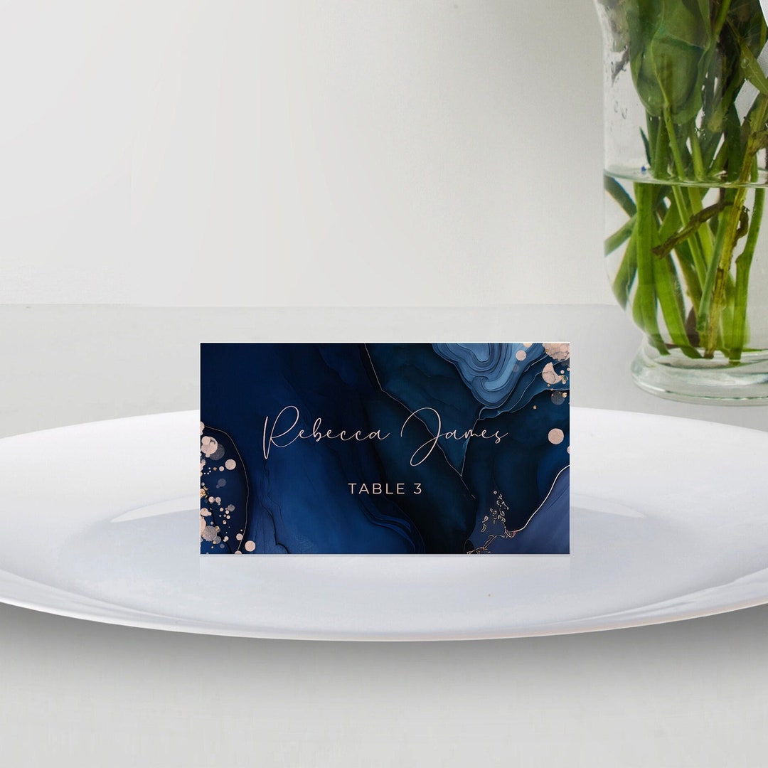 Printable Wedding Table Name Tags, Unique Modern Reception Signage ...