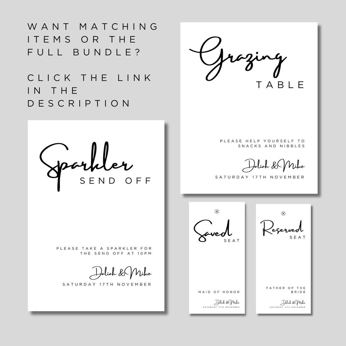 Best Man Reserved Seat Tag, Saved Seat Sign, Reserved Tag for Wedding ...