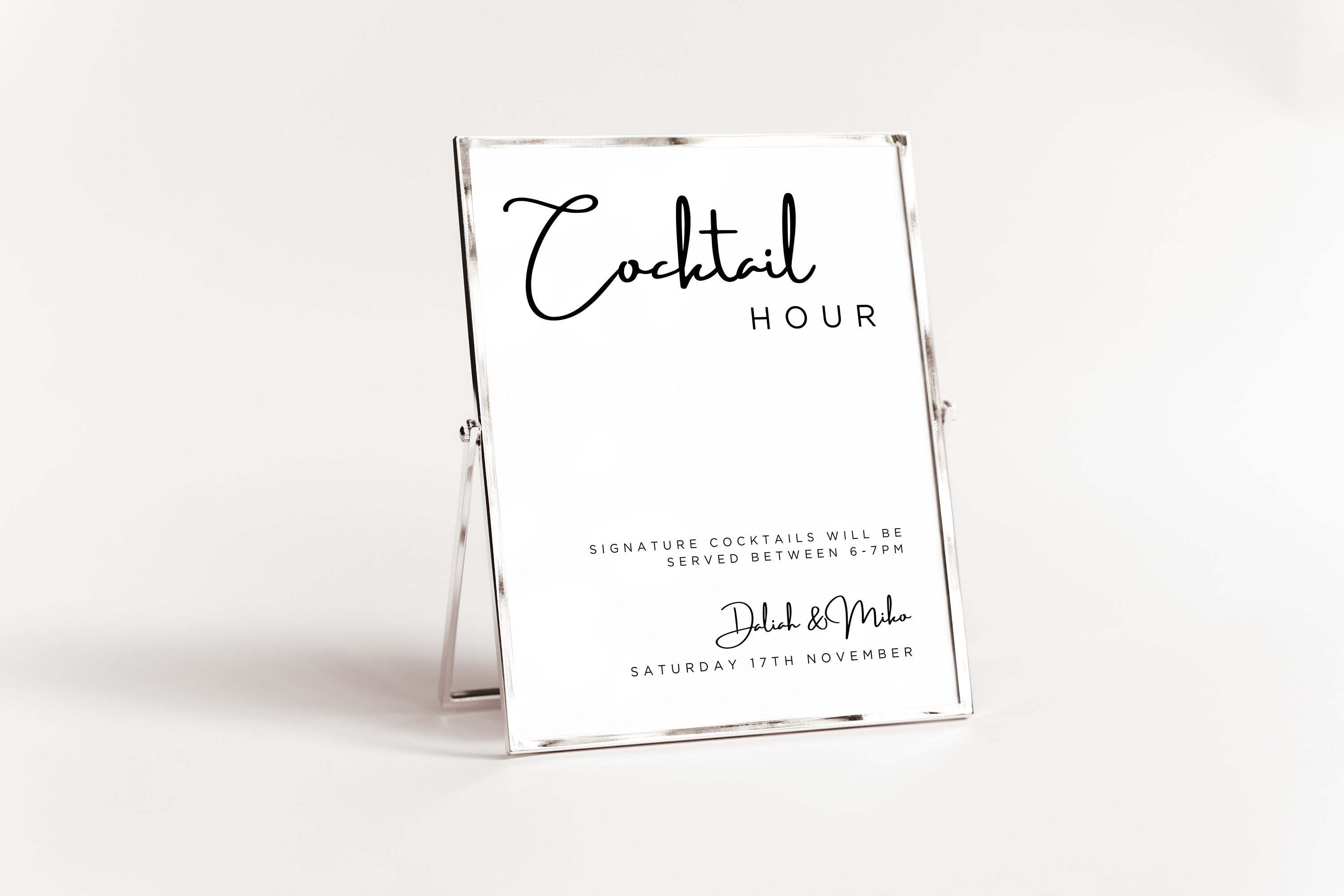 Wedding Cocktail Hour Bar Sign, Cocktail Hour Sign Wedding, Cocktail ...