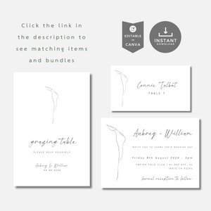 Memorial Table Wedding Template, in Loving Memory Canva Template ...