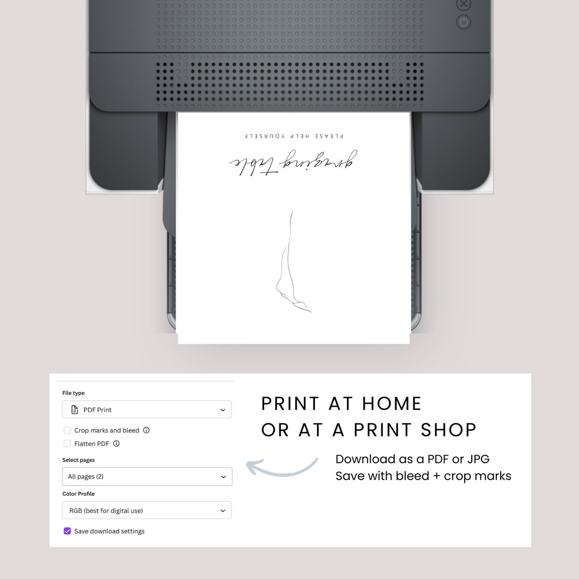 Capture the Love Wedding QR Code Sign, Capture the Love QR Code for ...