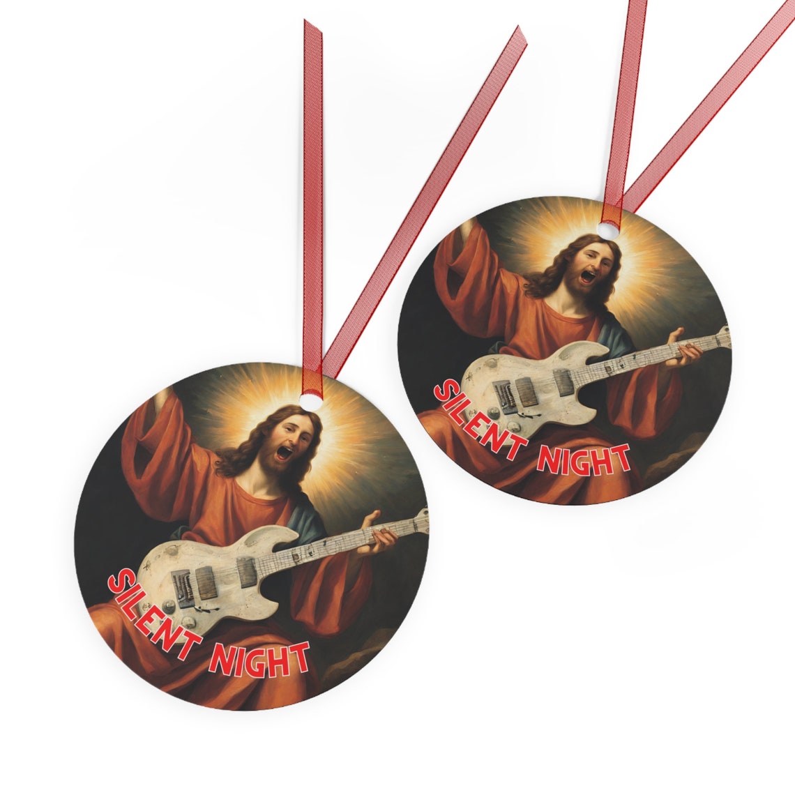 Tacky Christmas Ornament Saw That Funny Jesus Ornament 2023 Funny ...