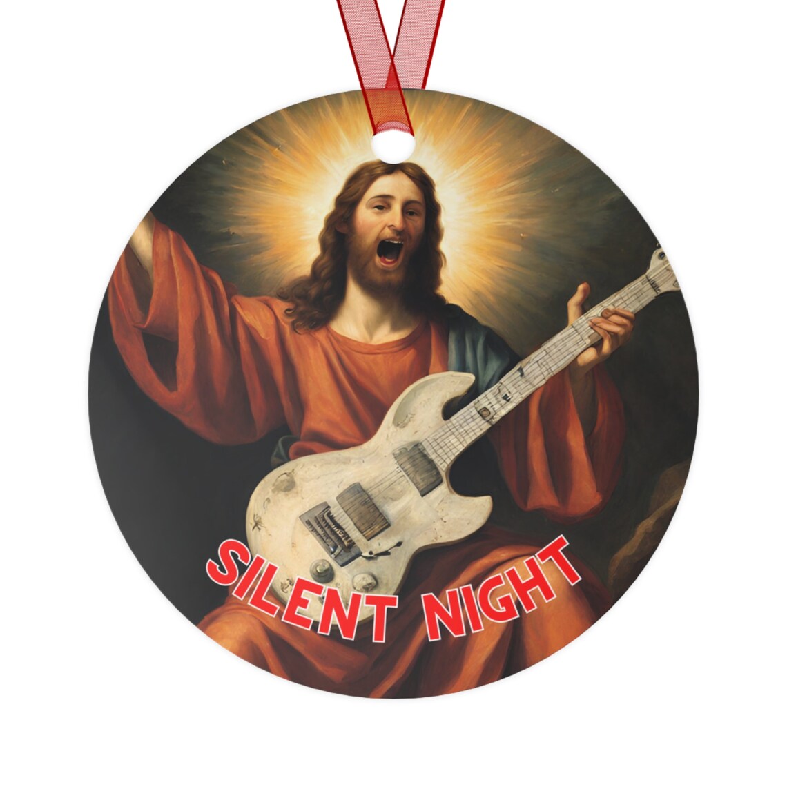 Tacky Christmas Ornament Saw That Funny Jesus Ornament 2023 Funny ...