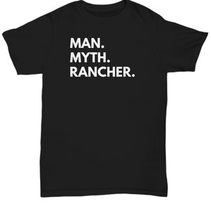 Rancher Shirt, Rancher Gift, Farmer T Shirt, Funny Rancher, Rancher T ...
