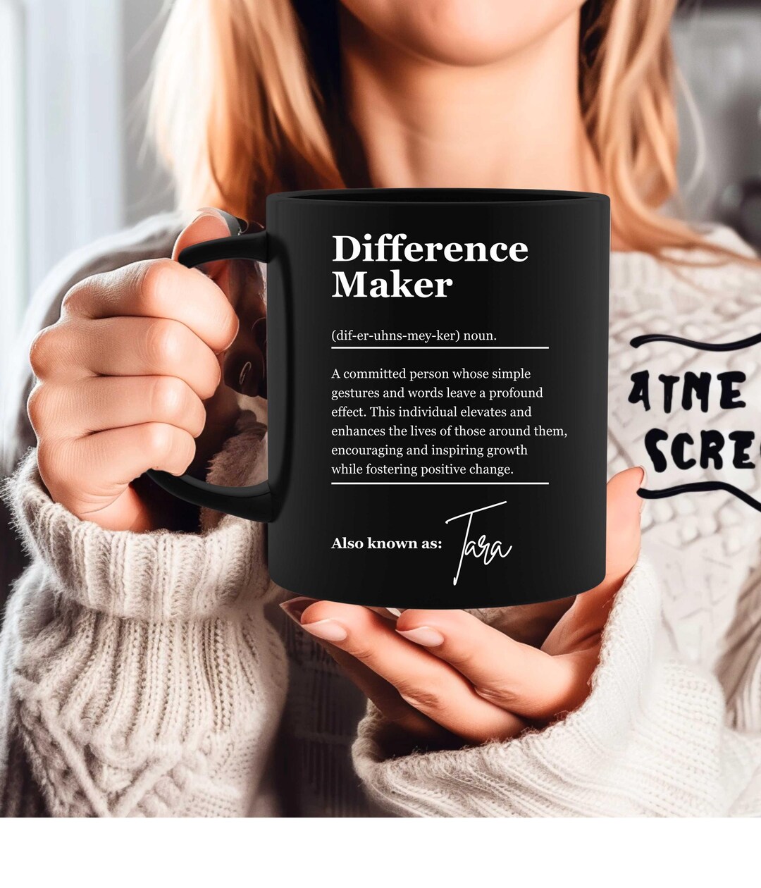 Custom Difference Maker Mug Personalized Difference Maker Mug ...
