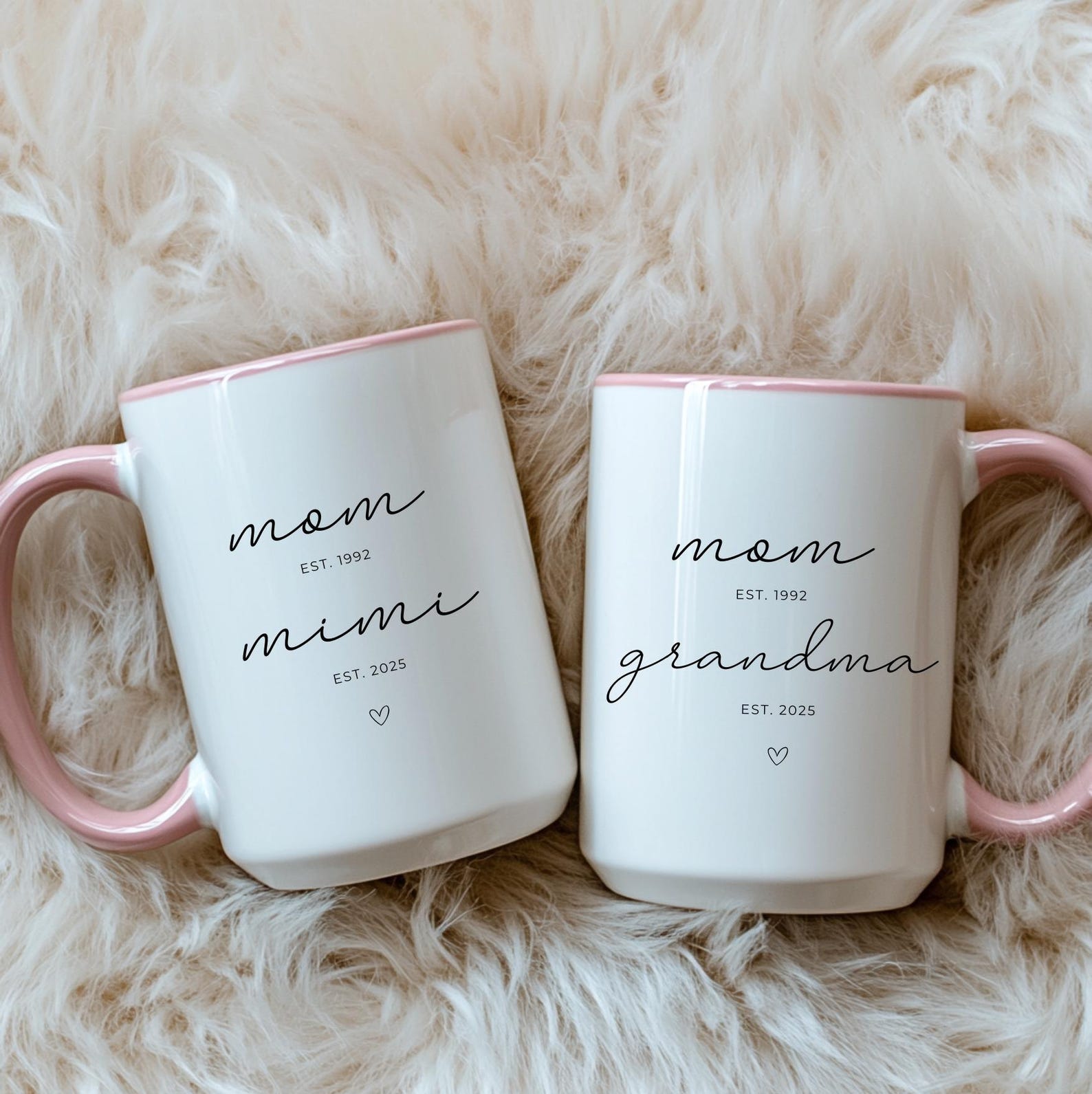 Custom Glamma Mug New Grandma Mug Est 2024 2025 Gift Personalized Name ...