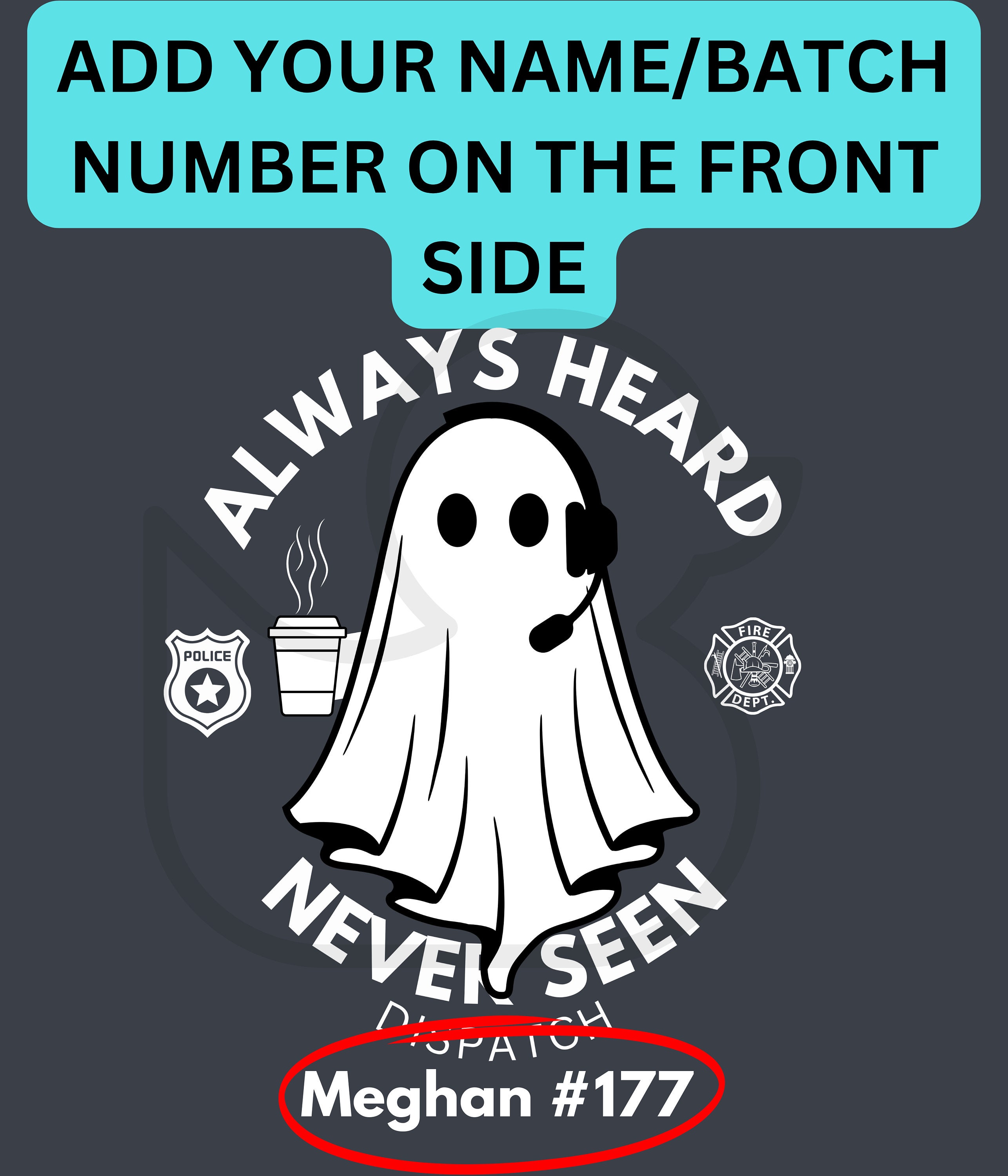 Ghost Dispatcher Always Heard Never Seen POLICE/FIRE 911 Operator ...