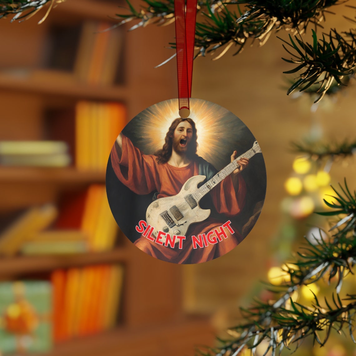 Tacky Christmas Ornament Saw That Funny Jesus Ornament 2023 Funny ...