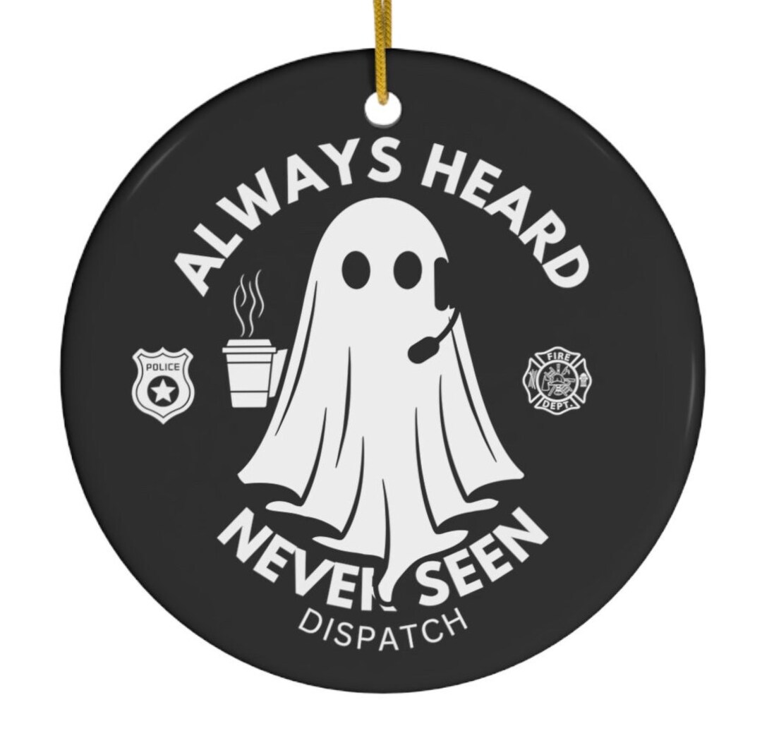Ghost Dispatcher Always Heard Never Seen POLICE/FIRE 911 Operator Gift ...