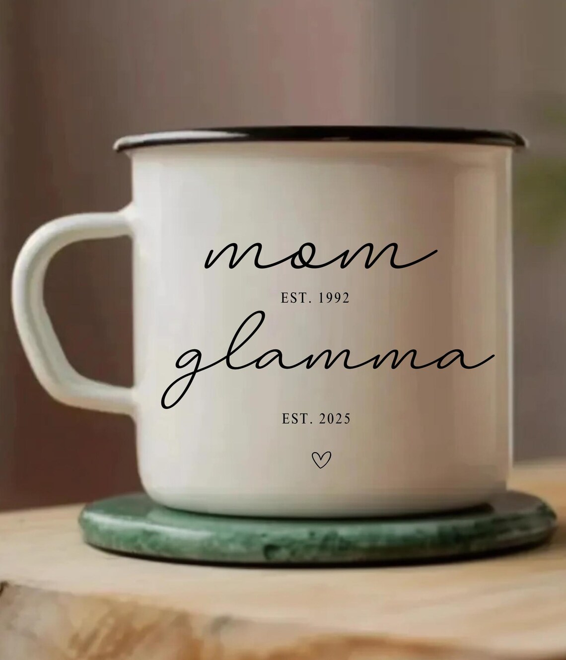 Custom Glamma Mug New Grandma Mug Est 2024 2025 Gift Personalized Name ...