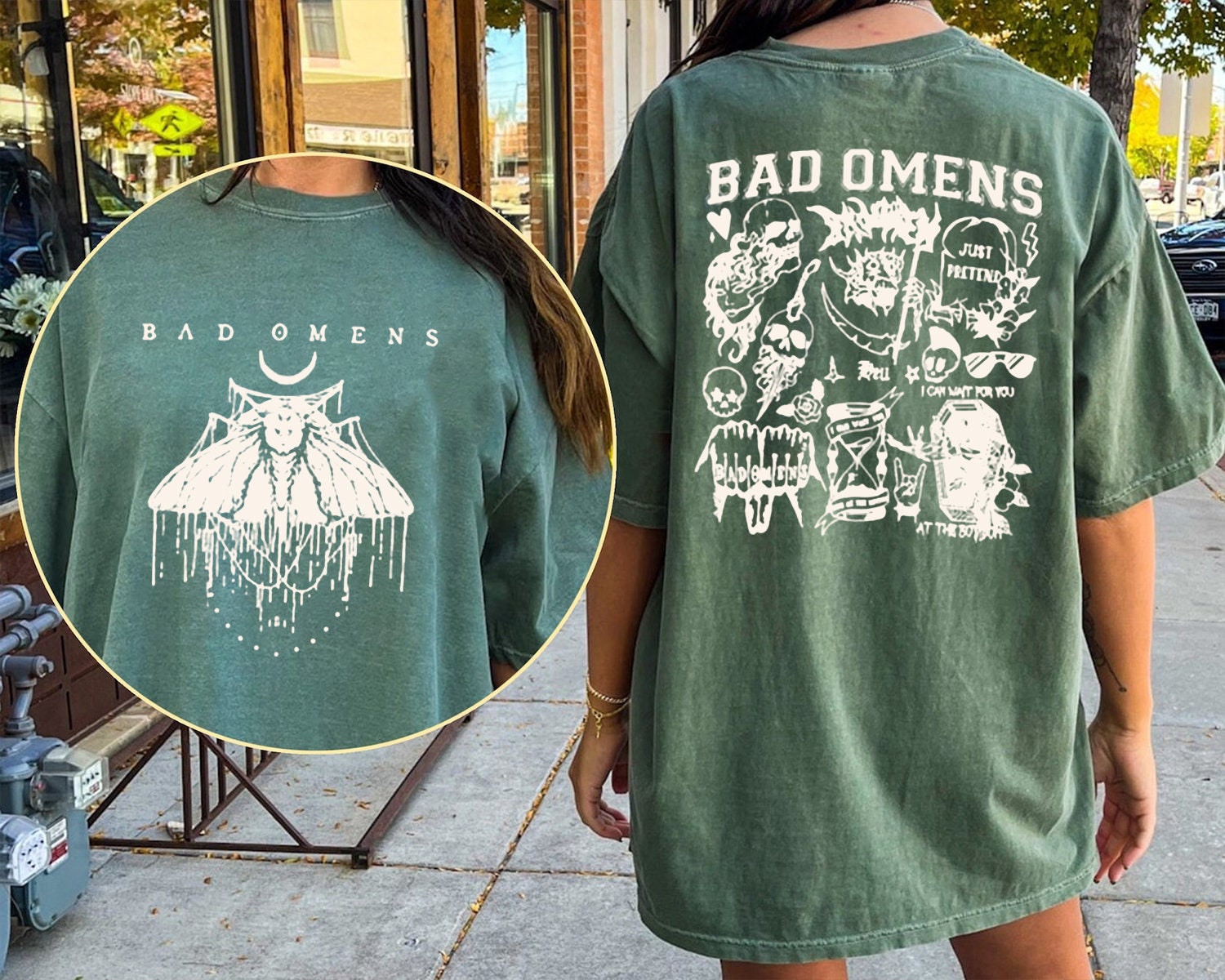 Vintage Bad Omens 2024 Shirt, Bad Omens Concrete Forever Tour 2024 T Shirt sold by Allyn Search ...