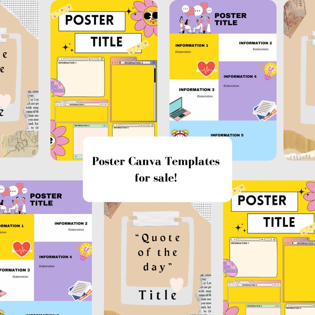 Canva Editable/printable Poster Template instagram Social - Etsy