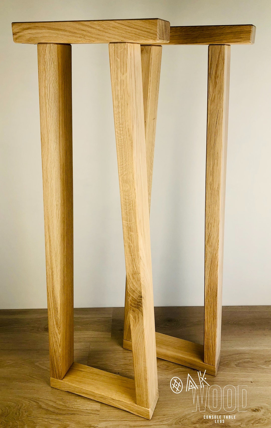 Console Table Legs, Oak Legs - Etsy