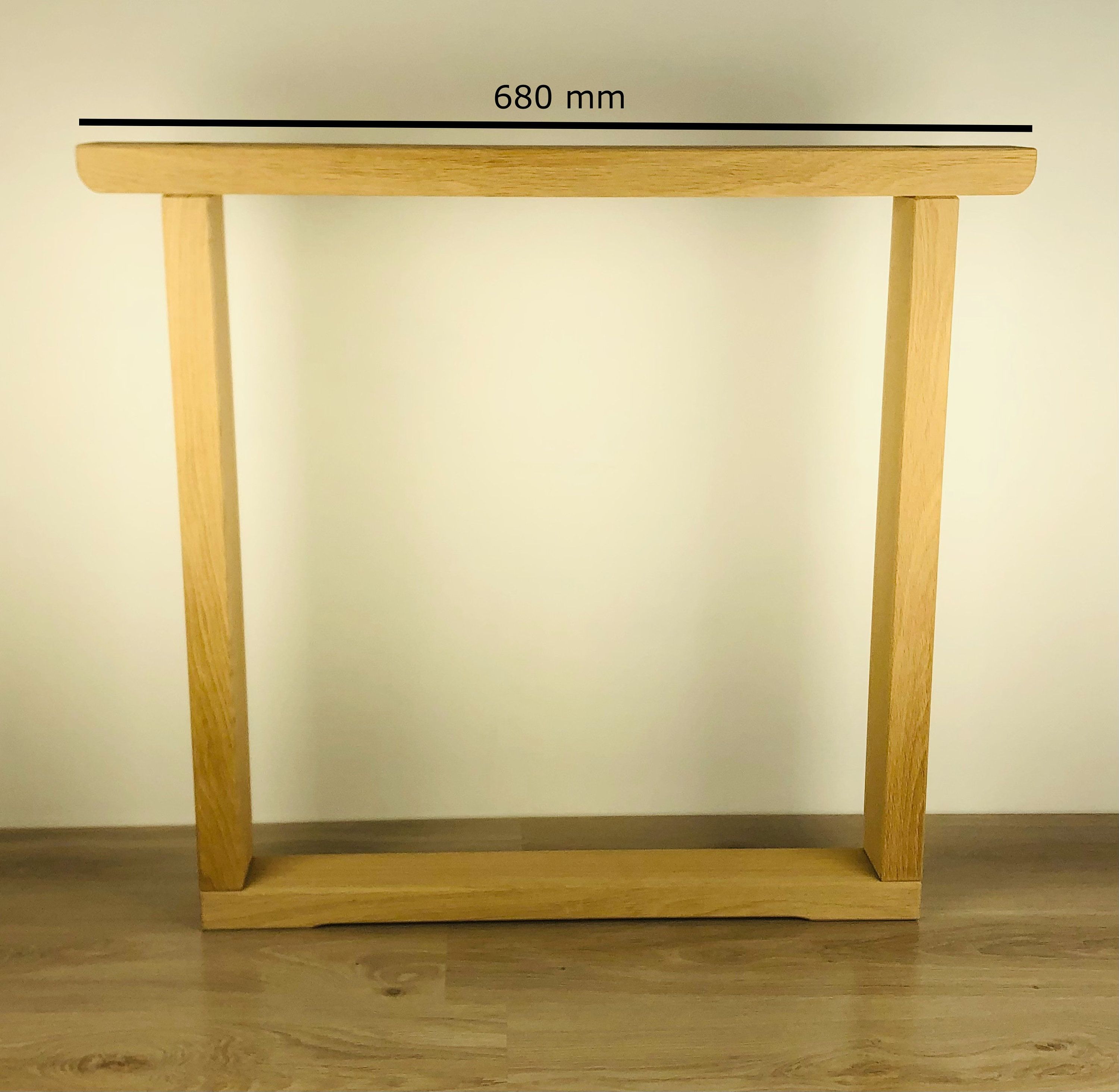 Oak Table Legs O-shaped Oak Legs Three Kinds of Widths - Etsy