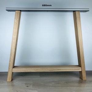 Oak Wood Table Legs, A 80 -shaped - Etsy