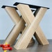 Heavy Duty Bench Legs, Bench Legs X-shaped 80 X 80 Mm - Etsy
