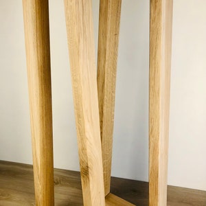 Console Table Legs, Oak Legs - Etsy
